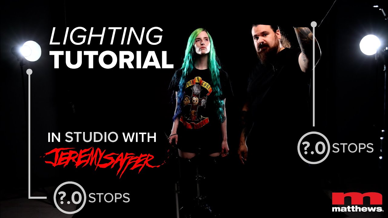 Portrait Lighting | Music Photographer Jeremy Saffer - YouTube