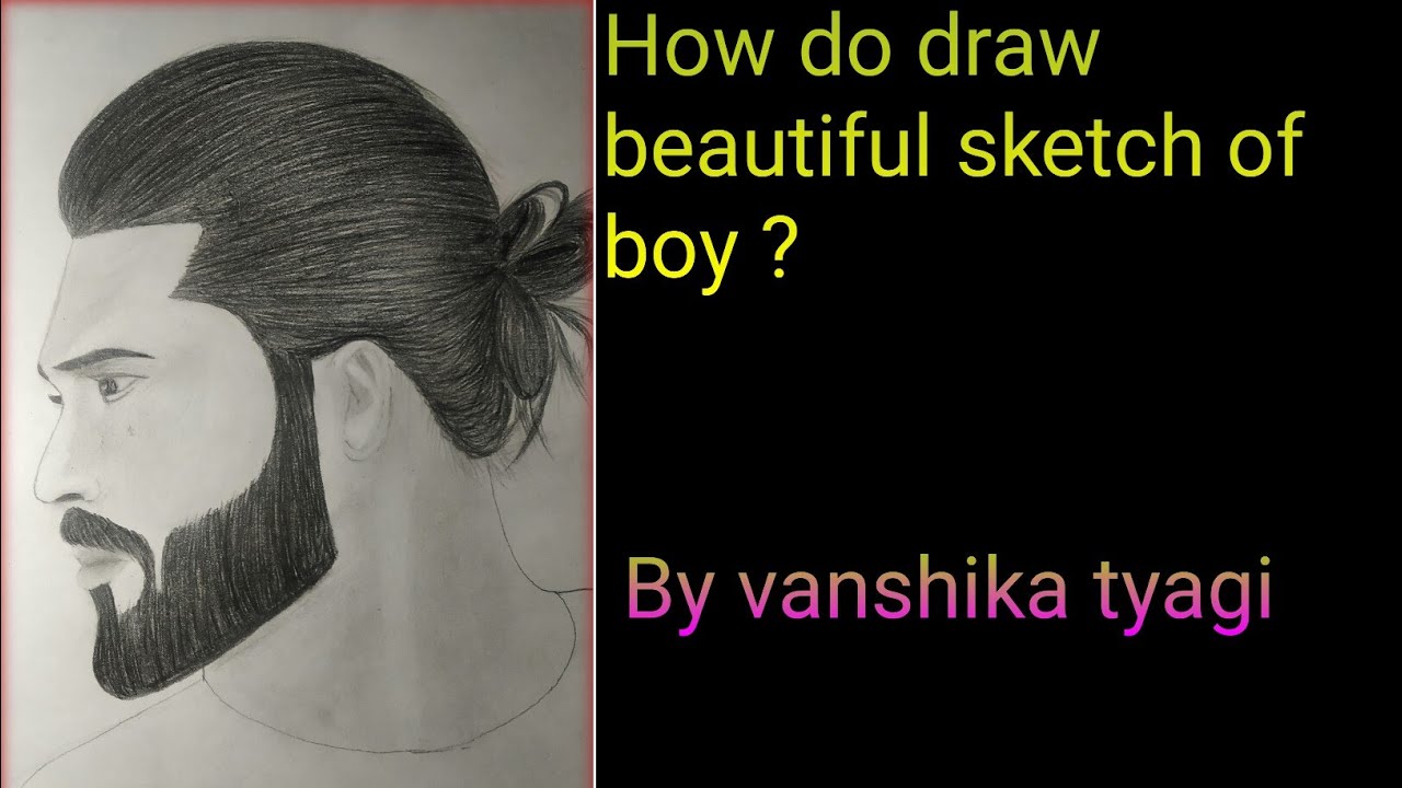 How do draw beautiful sketch of boy sketch roblox sk3tch - YouTube