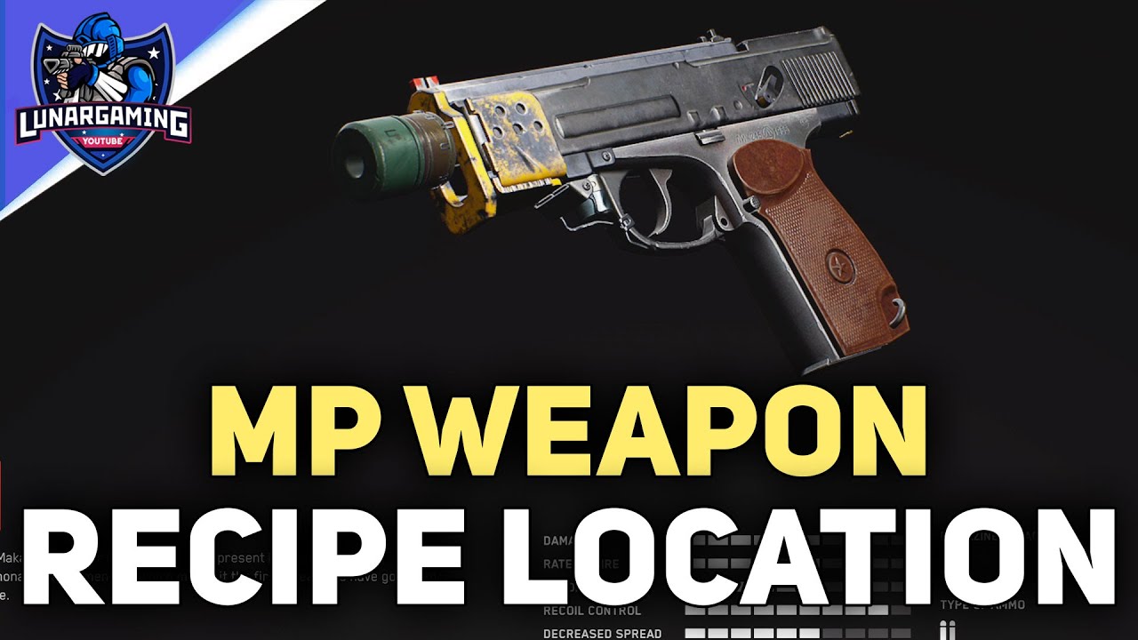 MP Weapon RECIPE Location Atomic Heart - YouTube