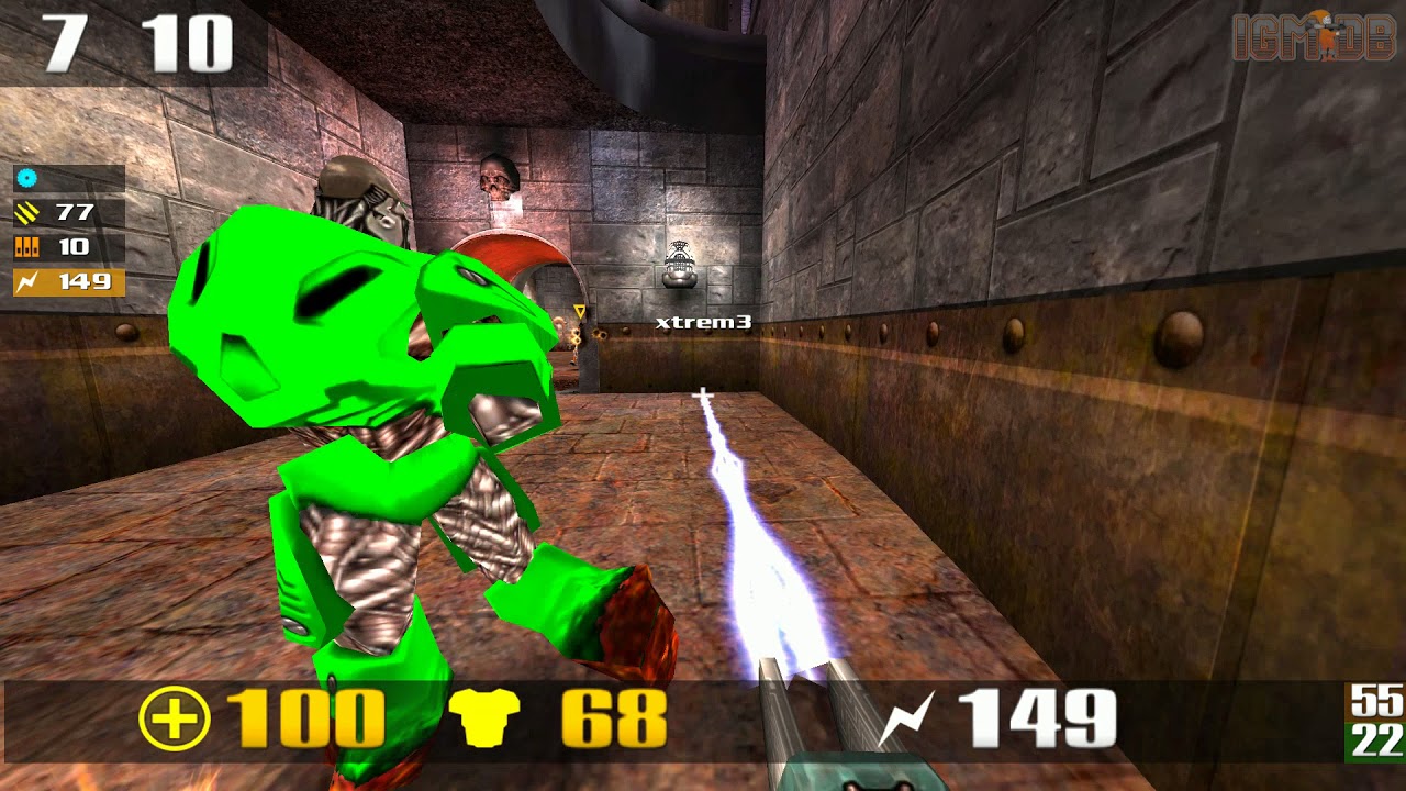 Quake 3 CPMA: Qix 12 rails followed impressive - YouTube