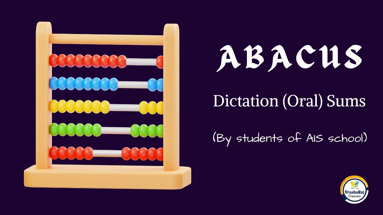 ABACUS [Dictation sums by students] - YouTube
