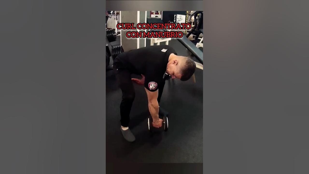CURL CONCENTRATO MANUBRIO in piedi, una variante più complessa ma ...