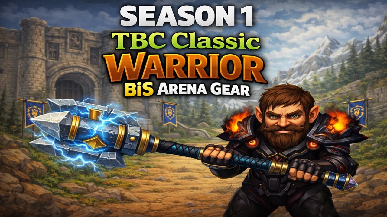 Season 1 TBC Classic Warrior BiS Arena Gear - YouTube