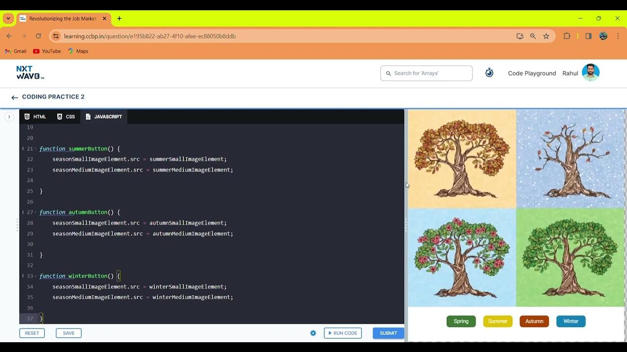 Introduction To Js And Variables Coding Practice 2 Answers Javascript Nxtwave Ccbp 4 0