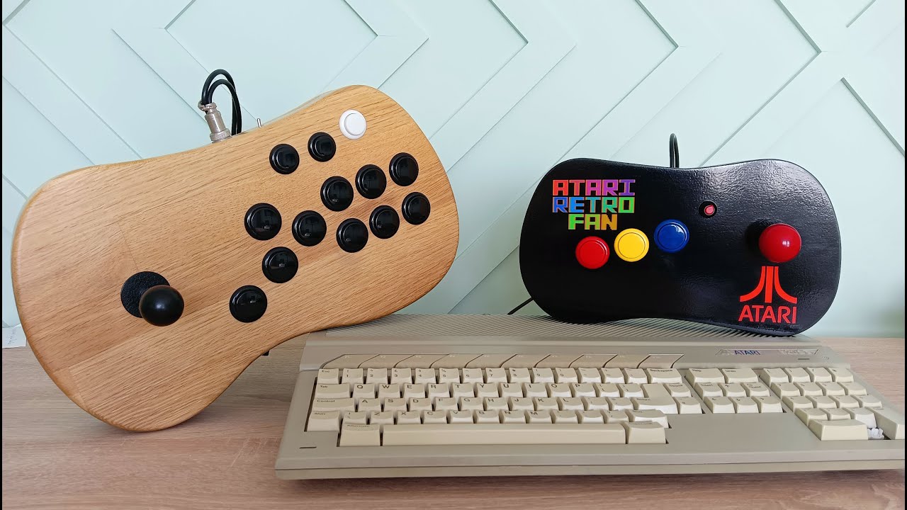 Arcade stick dla Atari Retro Fana - omówienie i testy - YouTube