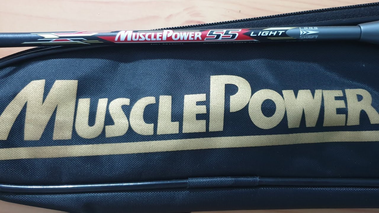 Best badminton racket under 2000 // YONEX Muscle Power 55 Light Strung ...
