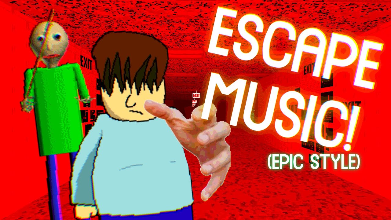 Johnny Helps Baldi - Escape Music (EPIC VERSION) - YouTube