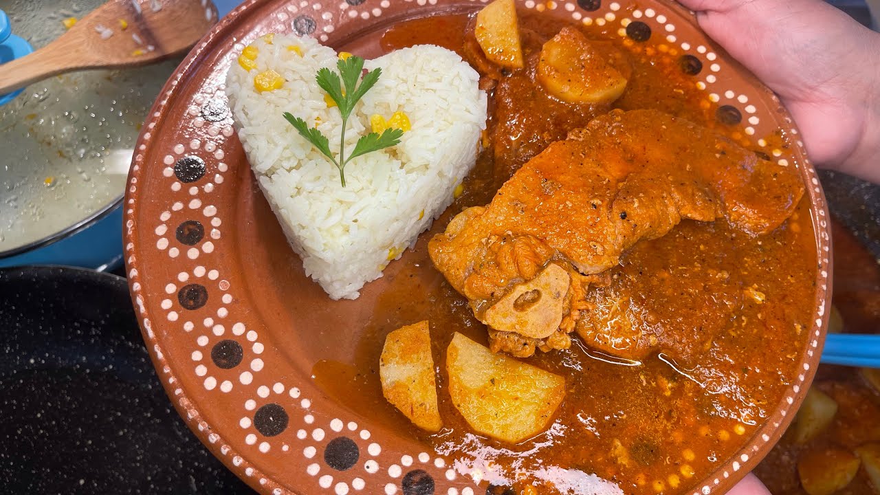 Chuletas de puerco en salsa de chipotle - YouTube