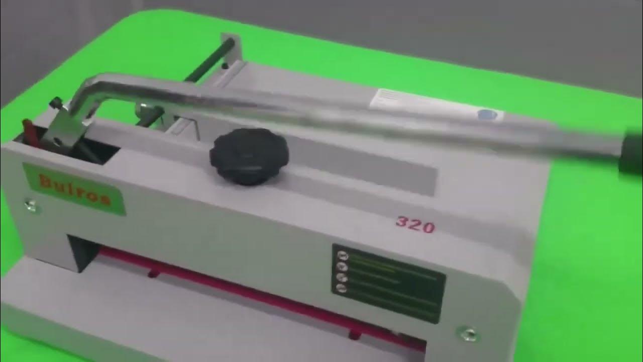 Резак для бумаги Bulros 320 - YouTube