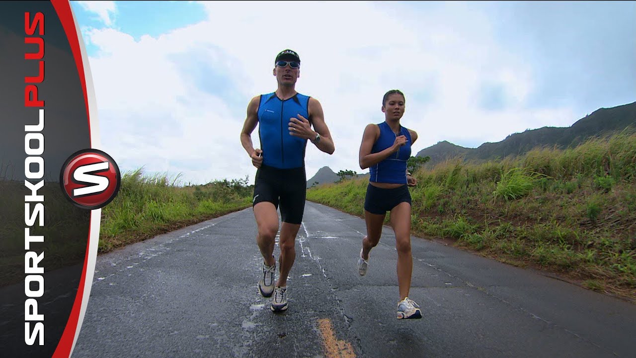 Triathlon Training 5k Run with Eric Harr and Lokelani McMichael - YouTube