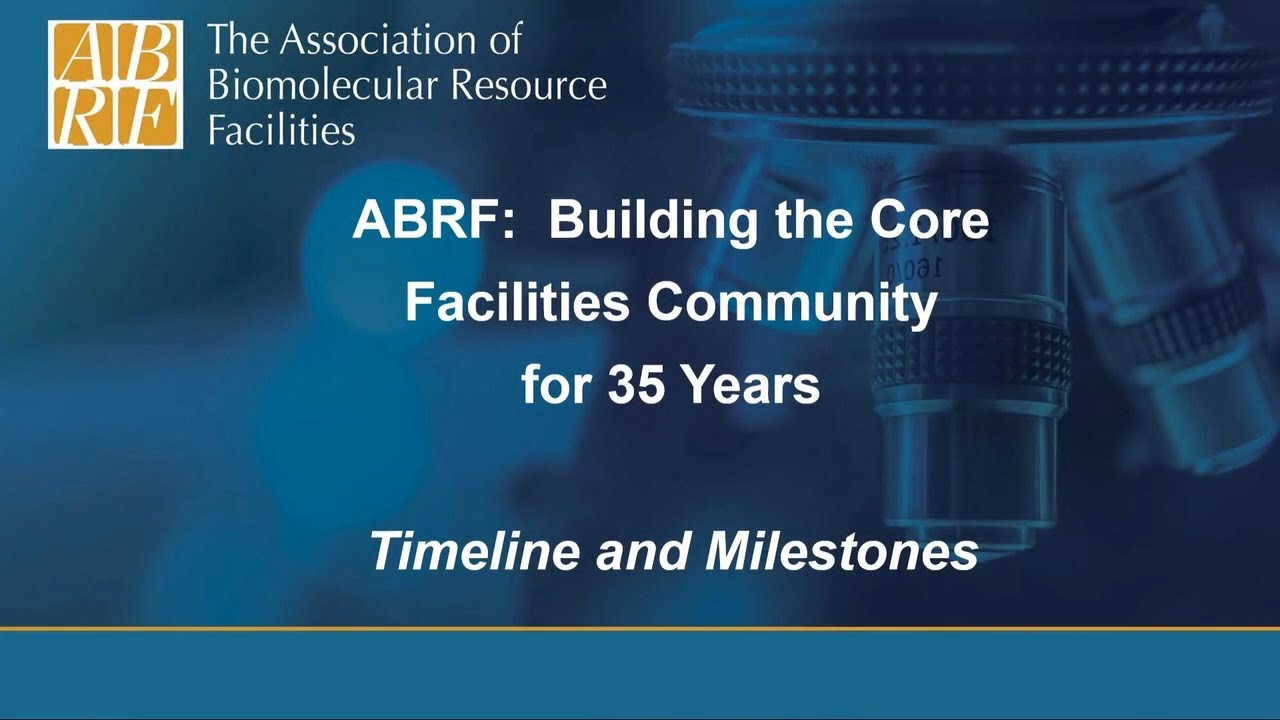 ABRF 35th Anniversary: 1989-2024 - YouTube