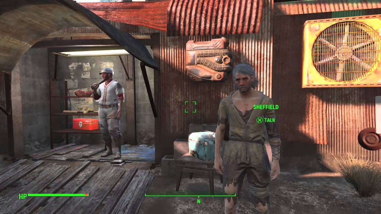 Fallout 4 Paladin Danse's comment on helping Sheffield - YouTube