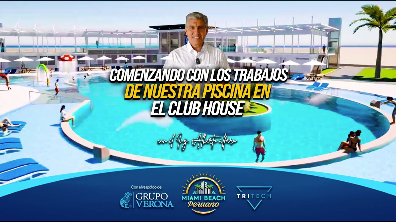 COMENZANDO CON LOS TRABAJOS DE NUESTRA PISCINA EN EL CLUB HOUSE - YouTube