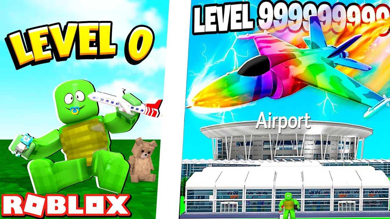 ICH BAUE EIN LEVEL 999,999,999 FLUGHAFEN 😱 in Roblox - YouTube