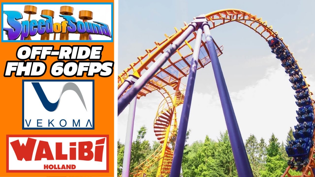 Speed of Sound at Walibi Holland | OFF RIDE - Full HD 2022 | Vekoma ...