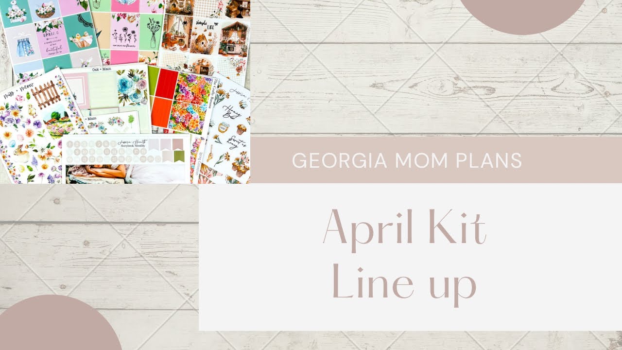April Kit Lineup | All the Spring kits! - YouTube