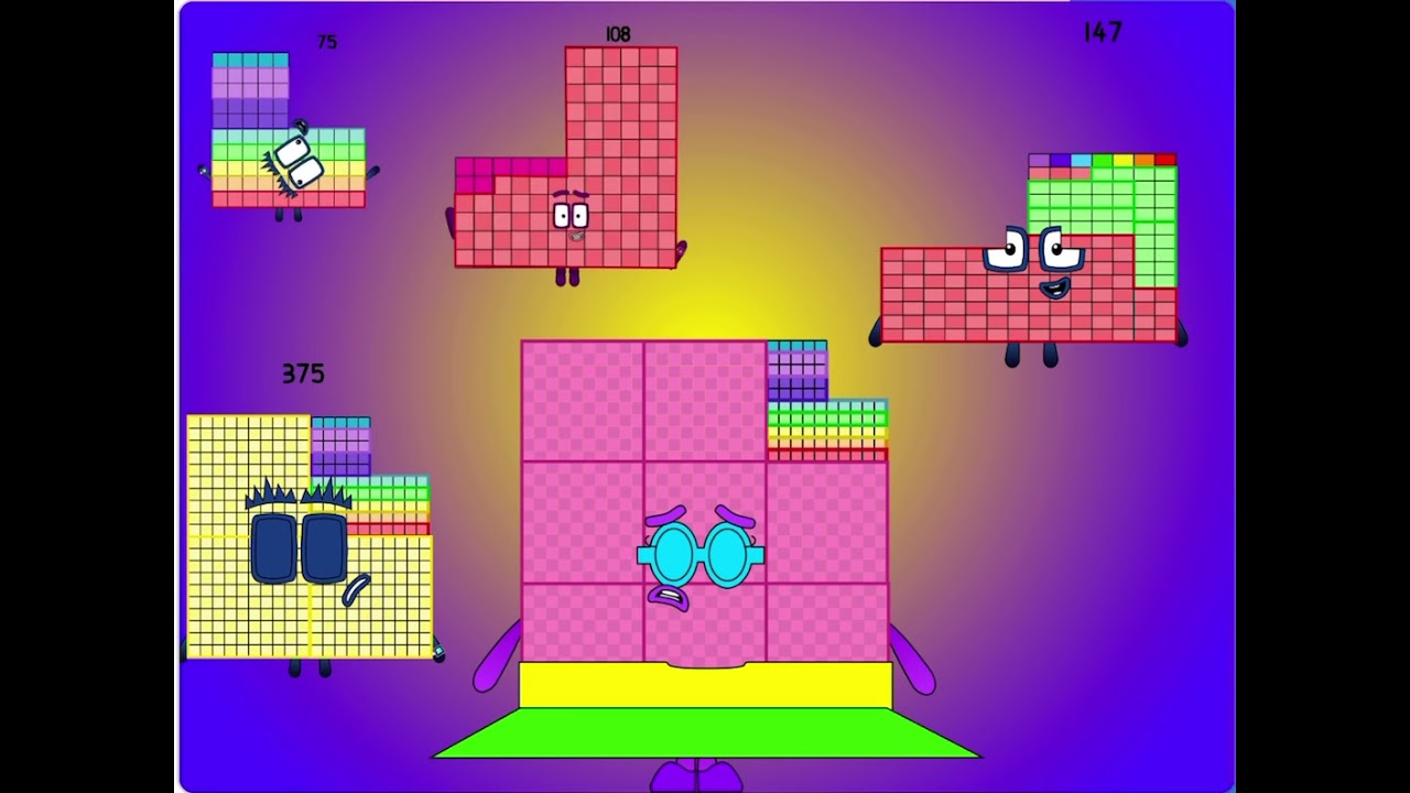 Number blocks band 75-875 - YouTube