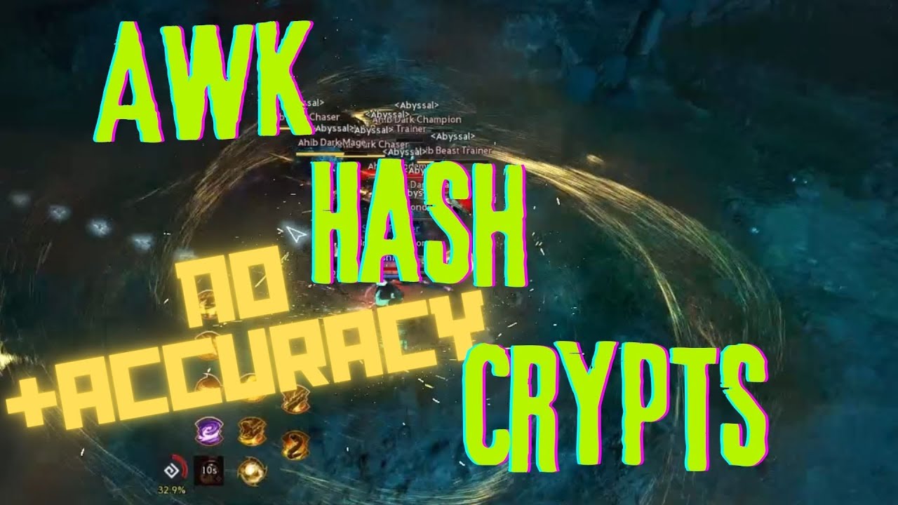 Awakening Hash Crypts viable?! NO +Accuracy post buff damage test - YouTube