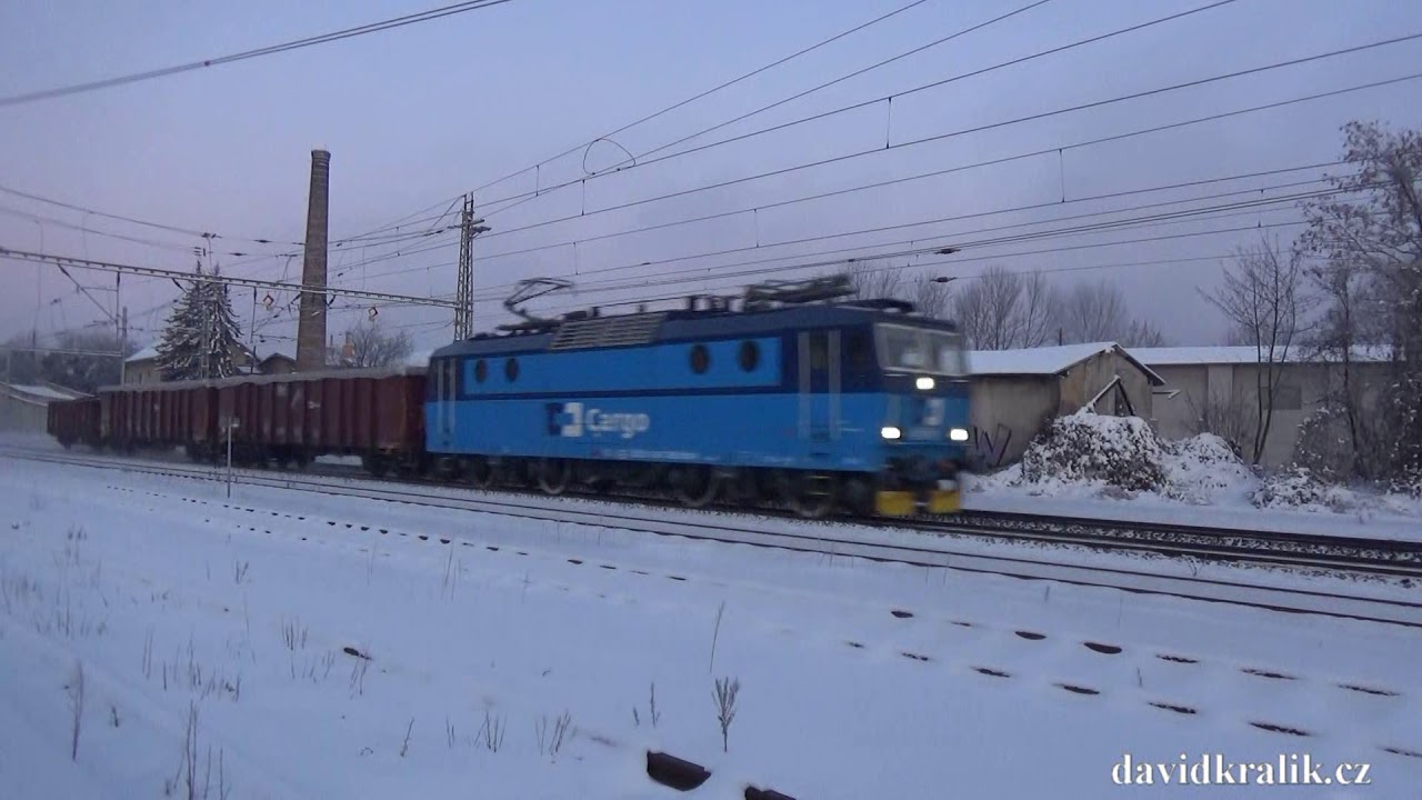 Train / Zug / Vlak - "Eso" - Elektrická lokomotiva řady 363 - YouTube