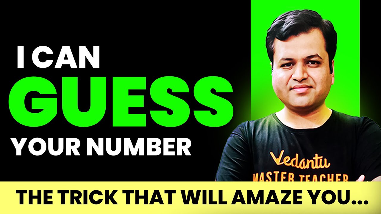 I Can GUESS Your NUMBER! 🤯 | Amazing Math Trick | Chetan Sir | VOS ...