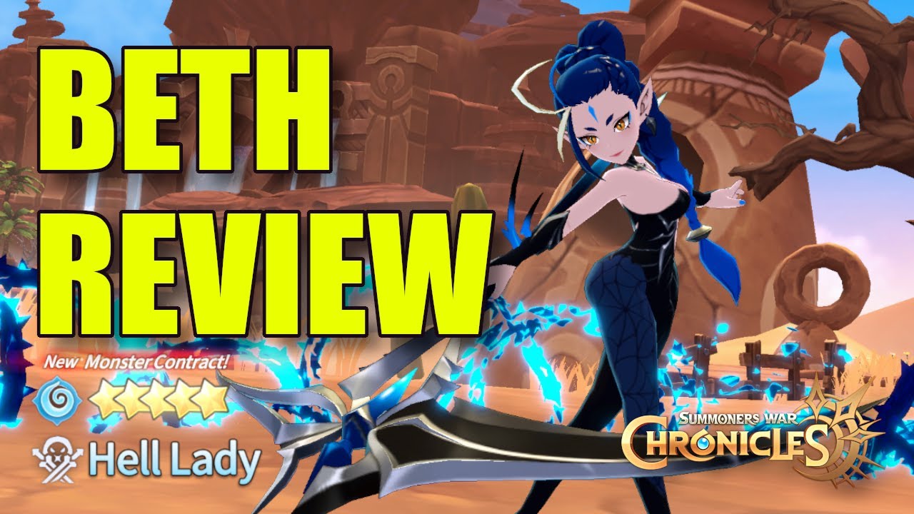 Monster Review: Beth - Water Hell Lady | Summoners War Chronicles - YouTube