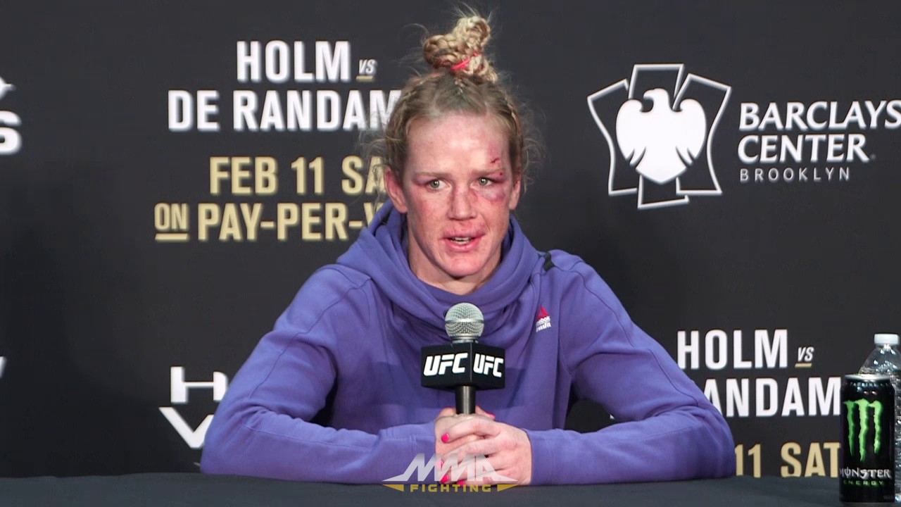 UFC 208 Post-Fight Press Conference: Holly Holm - YouTube