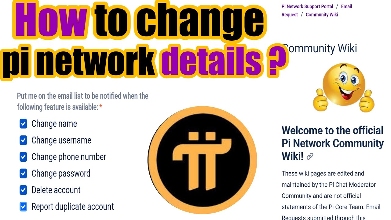how to change pi username | how to change pi phone number - YouTube