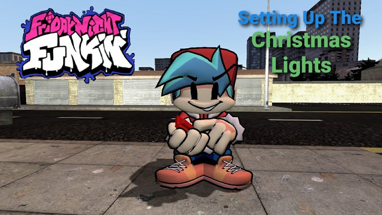 FNF Skits: Setting Up The Christmas Lights - YouTube