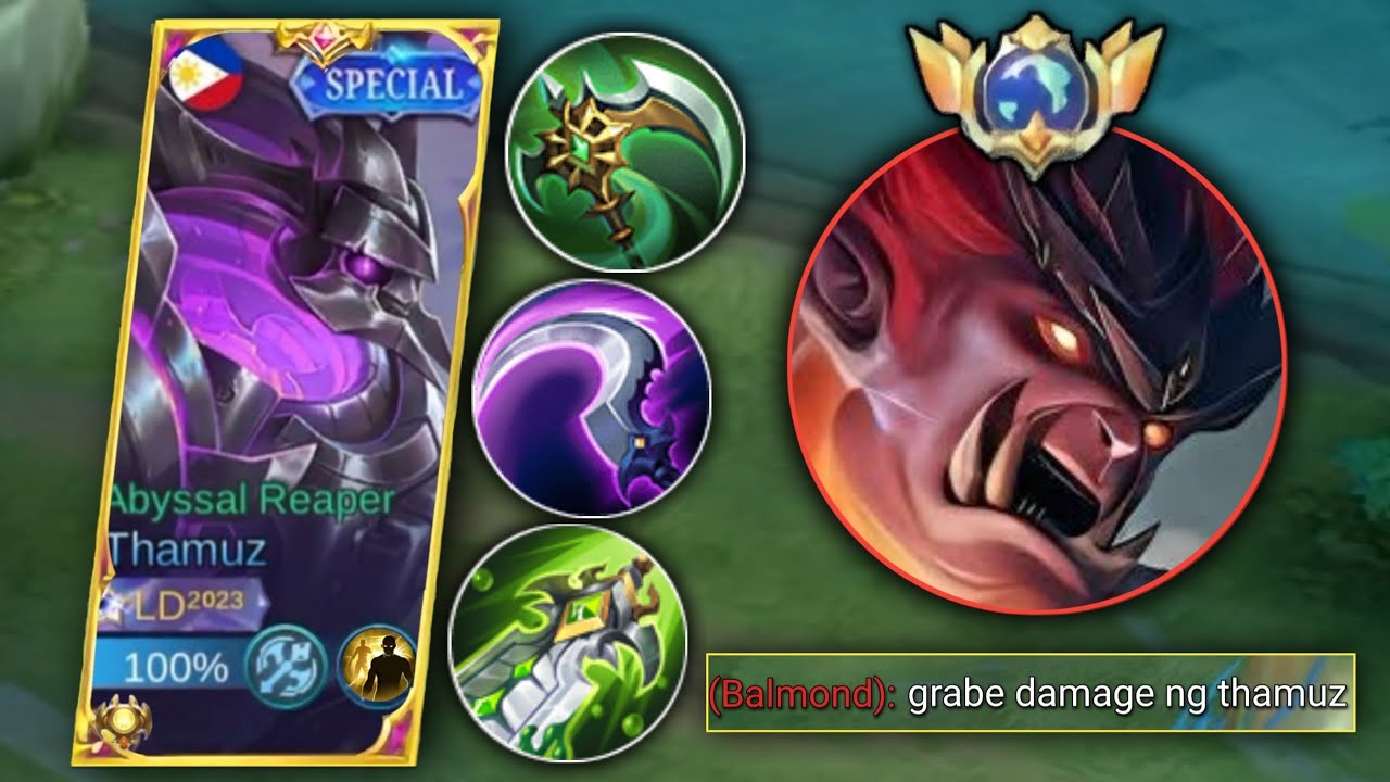 THAMUZ NEW BUILD AND EMBLEM FOR INSANE HEAVY DAMAGE | THAMUZ BEST BUILD ...