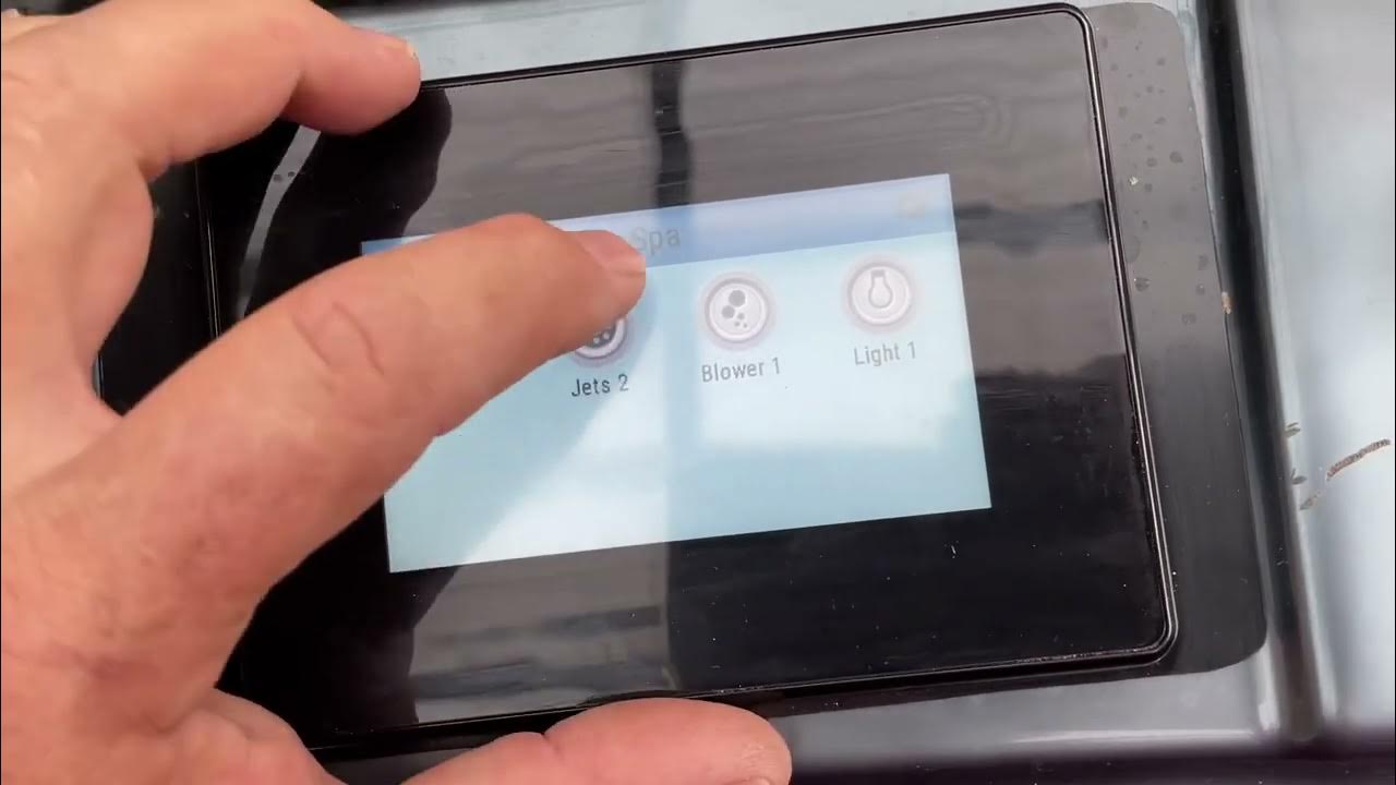 Quick Guide Balboa Spa Touch screen top side touch Pad. Review ...