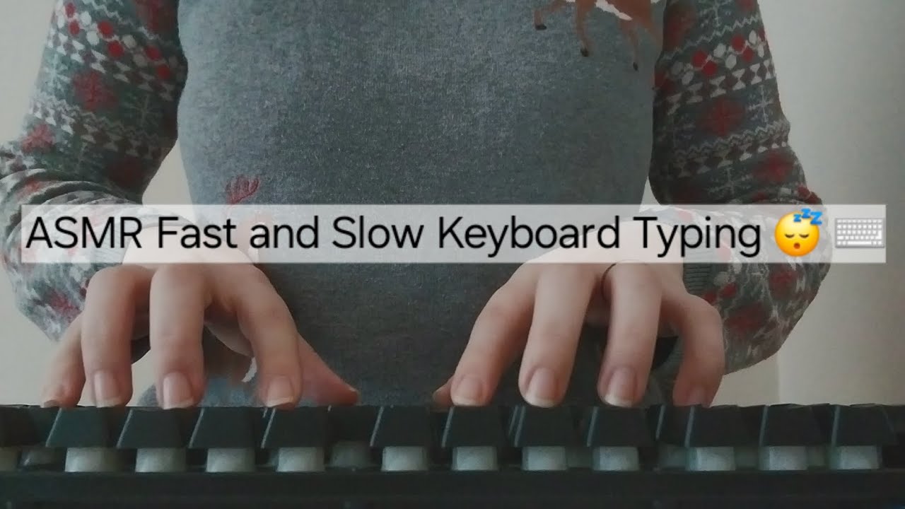 Relaxing Keyboard Typing ASMR | Deep Relaxation & Tingles for Stress ...