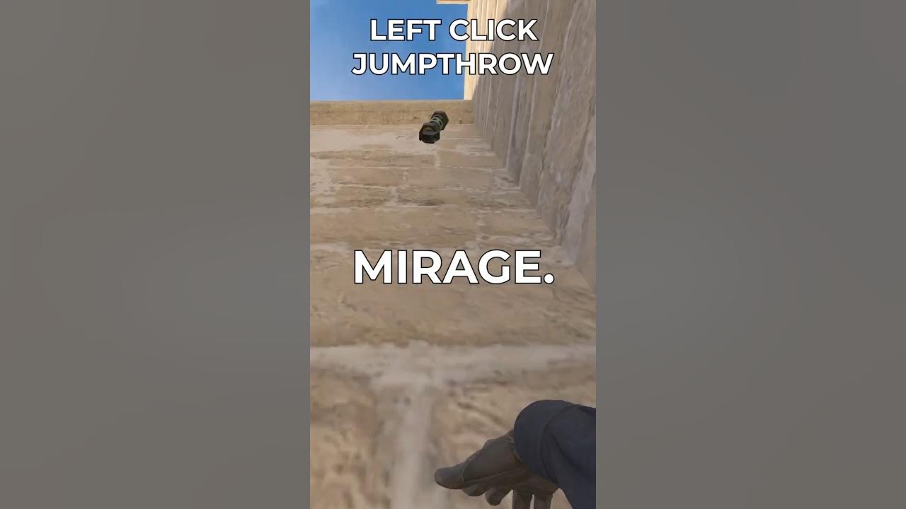 The EASIEST SELF POP FLASHES on Mirage #cs2 - YouTube