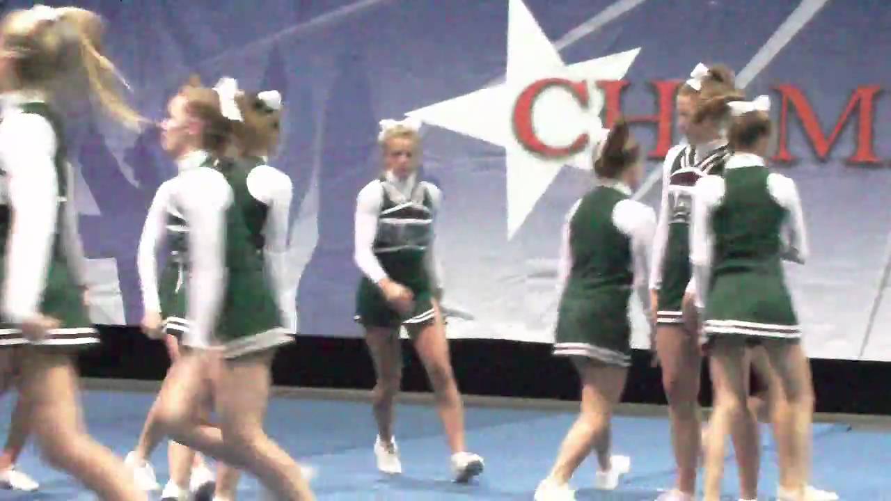 Green Hope High School Varsity Cheer Competition - YouTube