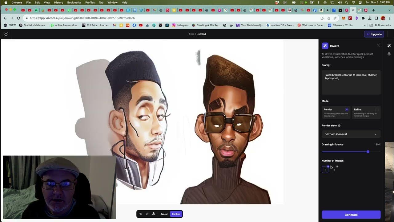 Sketches to AI render in Vizcom - YouTube