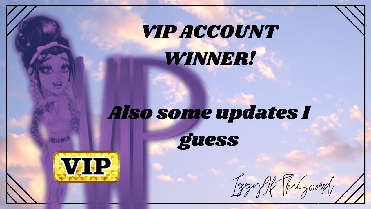 VIP Winner! + Updates - YouTube