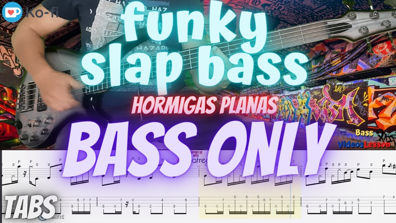 Funk Slap BASS - Tutorial Tabs🎸 - YouTube