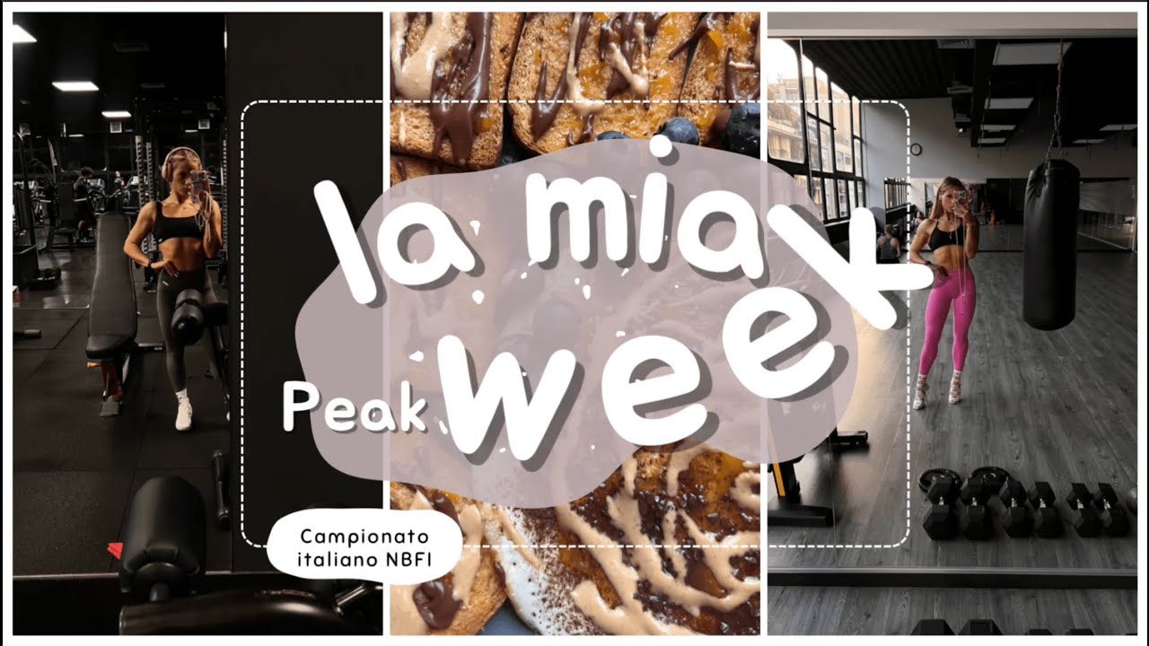 Campionati Italiani natural bodybuilding NBFI - La mia peak week - YouTube