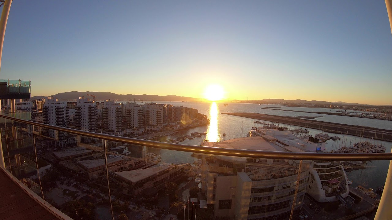 4K Sunset Gibraltar - YouTube