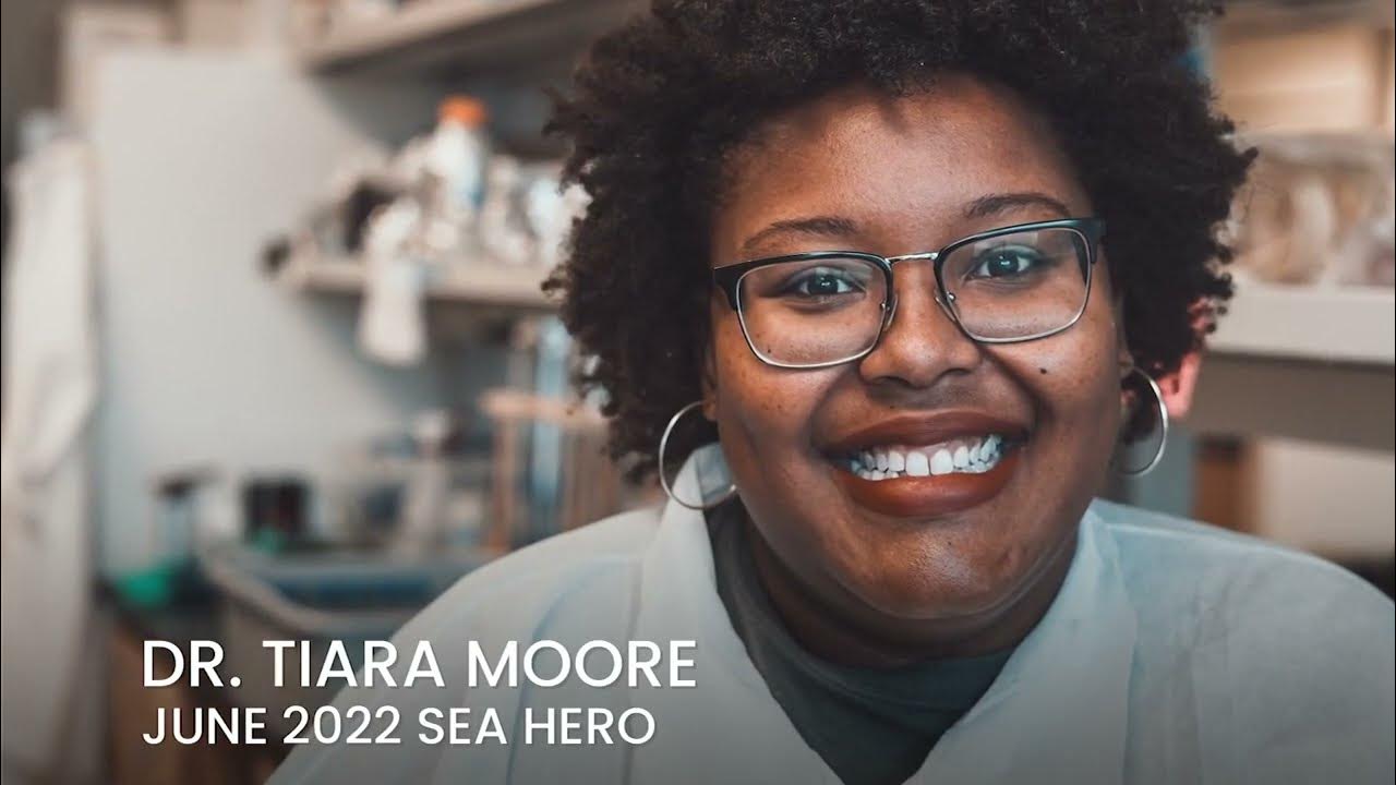 Black in Marine Science Founder Dr. Tiara Moore Honored as June Sea Hero - YouTube