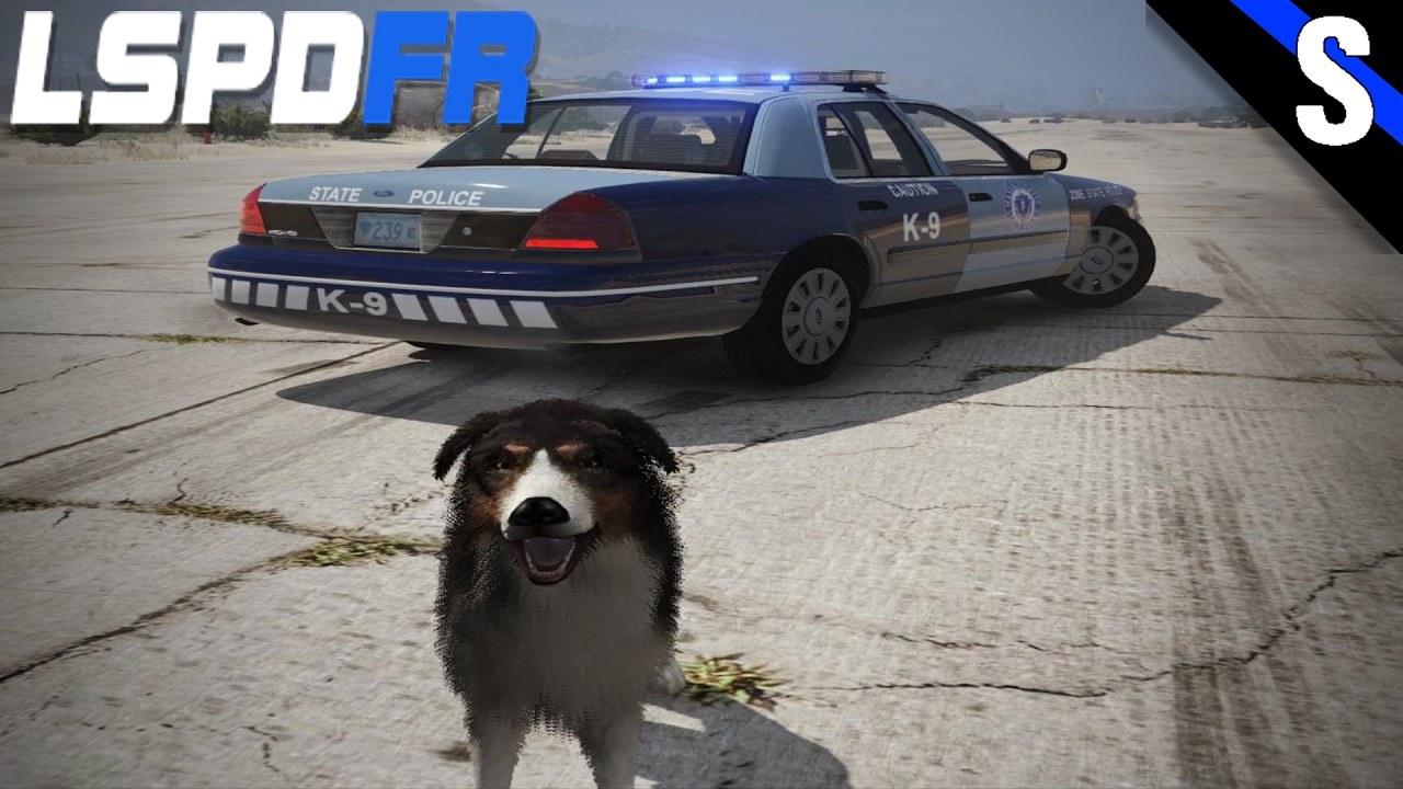 GTA V LSPDFR #181 Massachusetts State Police K-9 Ford Crown Victoria ...