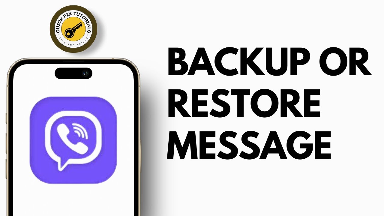 How to Backup and Restore Viber Messages - YouTube