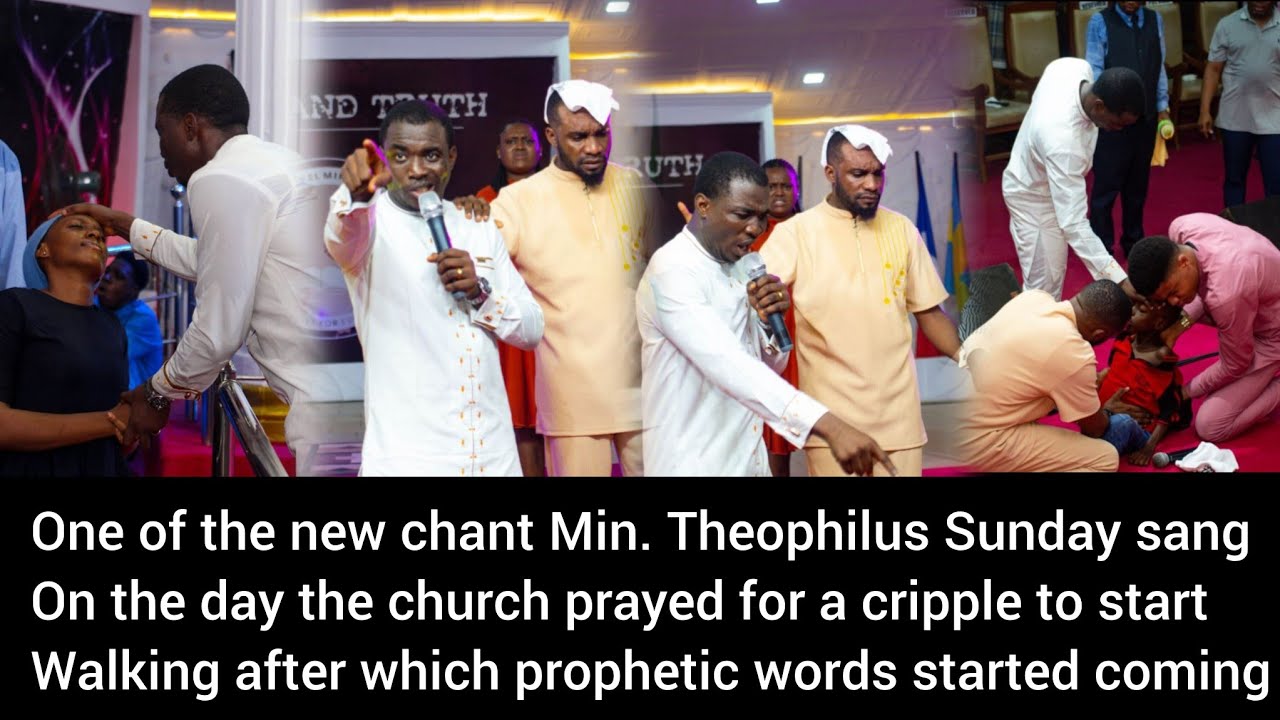 One of the new chant Min. Theophilus Sunday sang on the day the church ...