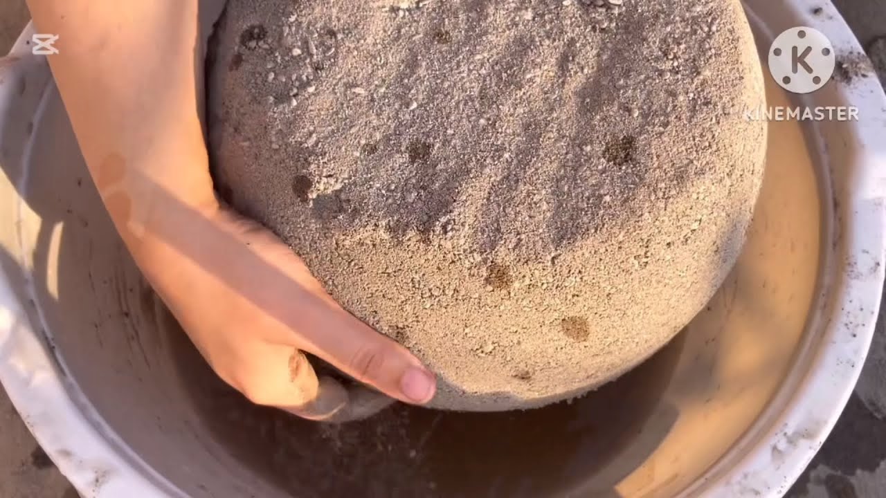 ASMR stone crushes sandment huge shapes water crumbling 🤧RS ASMR - YouTube