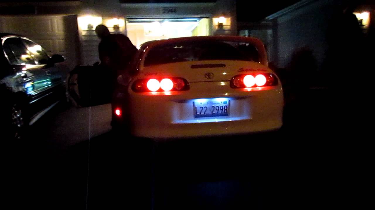 Rich's 1994 Toyota Supra Turbo 2 Step Backfire MKIV 2JZGTE 6-SPEED APU ...