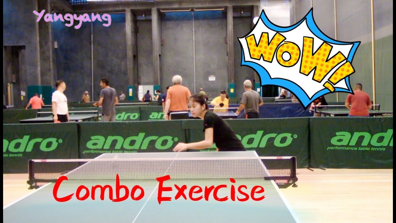 Backhand Push + Forehand Loop + Forehand Topspin 组合练习：反手搓球 + 正手拉下旋 + 正手 ...