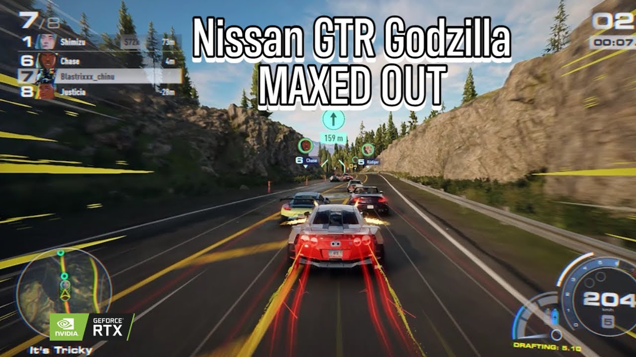 Nissan GTR Godzilla maxed out in NFS Unbound New Update - YouTube