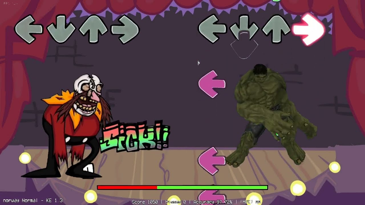 DOCTOR EGGMAN and HULK FNF BATTLE - YouTube