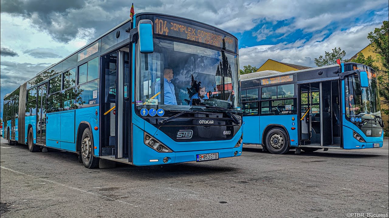 Călătorie cu autobuzul Otokar kent 18m 6803, pe linia 104. - YouTube