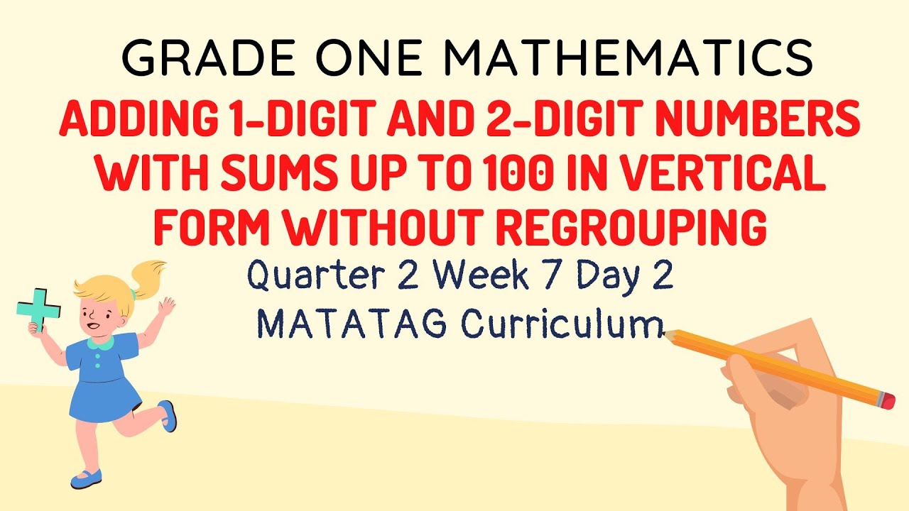 Grade 1 Mathematics Quarter 2 Week 7 Day 2 (MATATAG Curriculum) - YouTube
