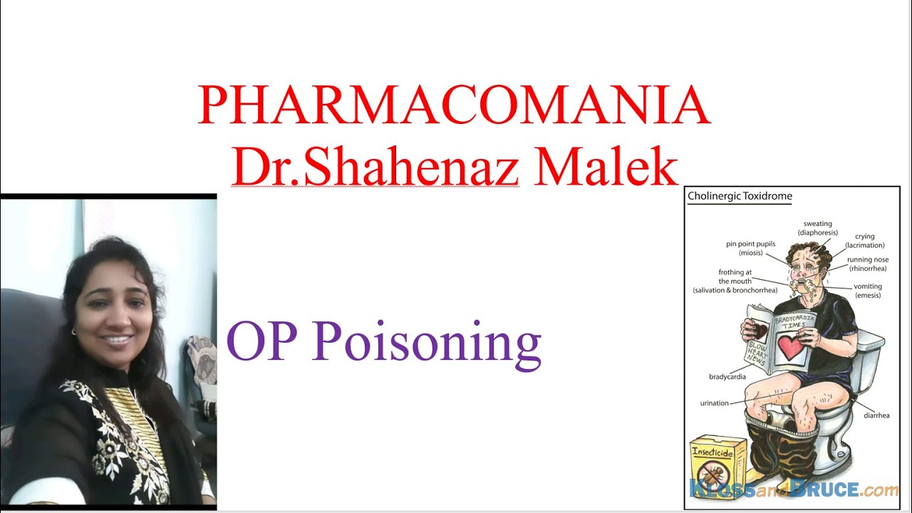 ANTICHOLINESTERASE POISONING OR Organophosphate poisoning or OP ...